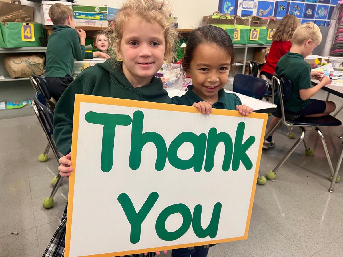 Thankful Thursday - St. Ignatius Parish School